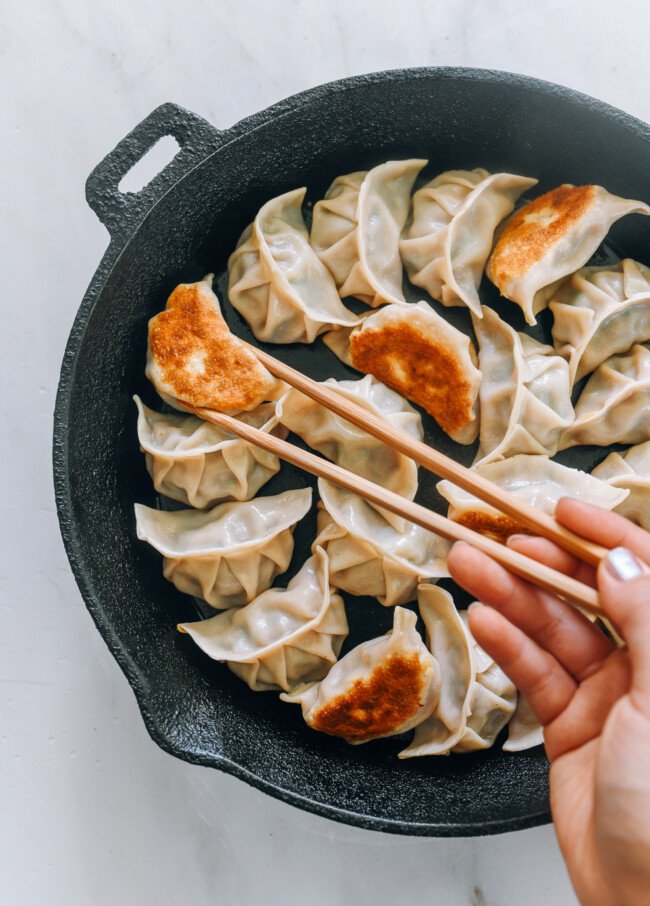 Pork and Chive Dumplings - The Woks of Life