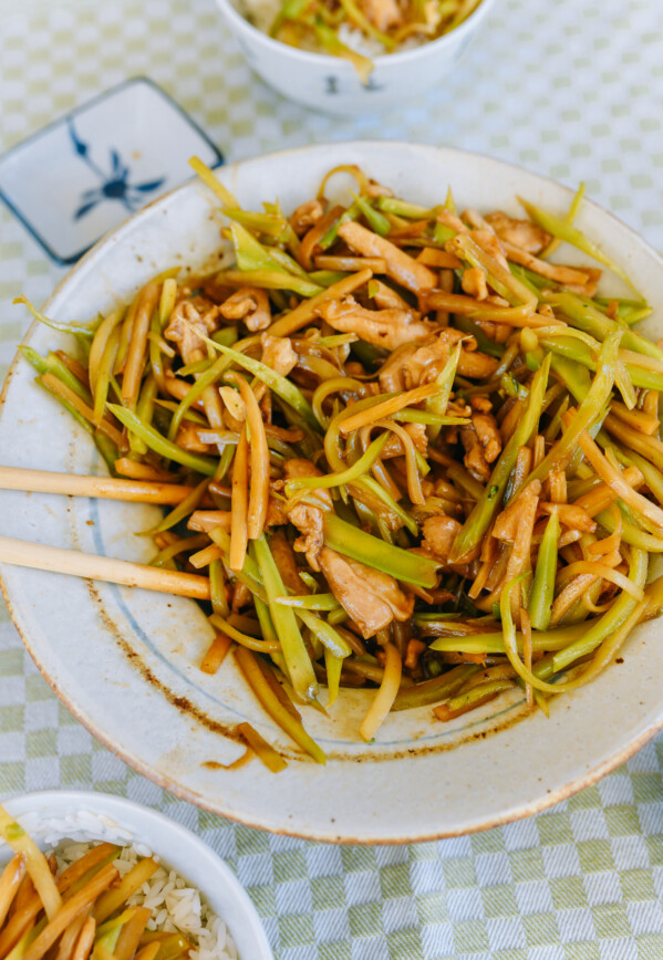 Stir-fried Broccoli Stem Recipe - The Woks of Life