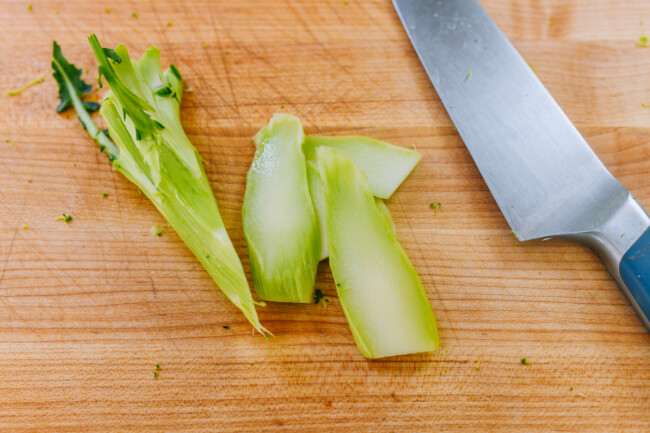 Stir-fried Broccoli Stem Recipe - The Woks of Life
