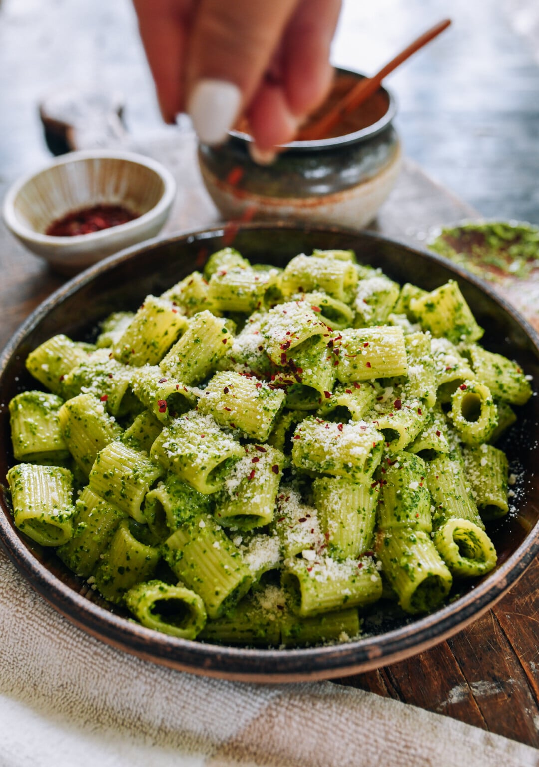 Kale Pesto Pasta - The Woks of Life