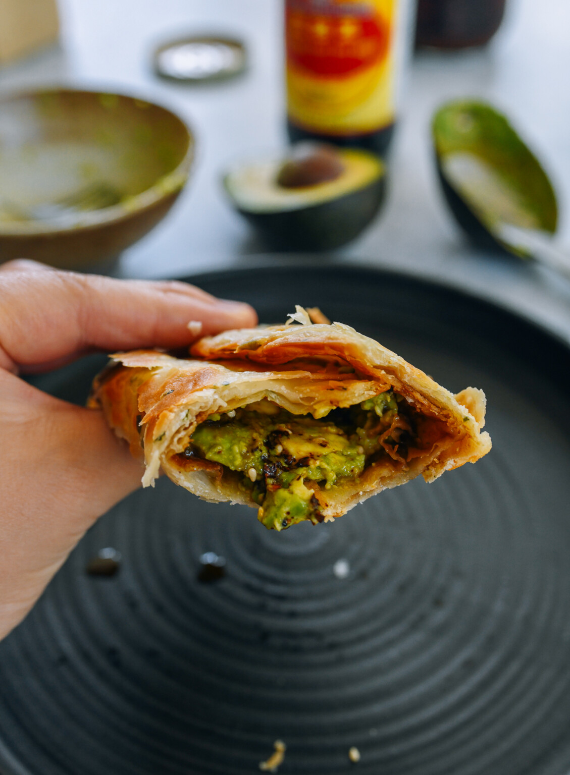 Avocado Scallion Pancake - The Woks of Life