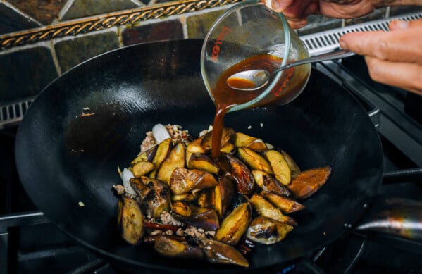 Fish Fragrant Eggplant (Yuxiang Qiezi) - The Woks of Life