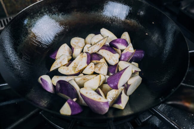 Fish Fragrant Eggplant (Yuxiang Qiezi) - The Woks of Life