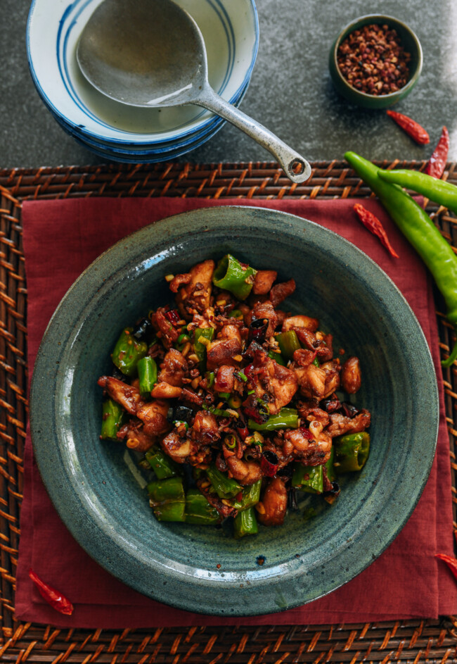 Three Pepper Chicken (A Sichuan Favorite!) - The Woks of Life