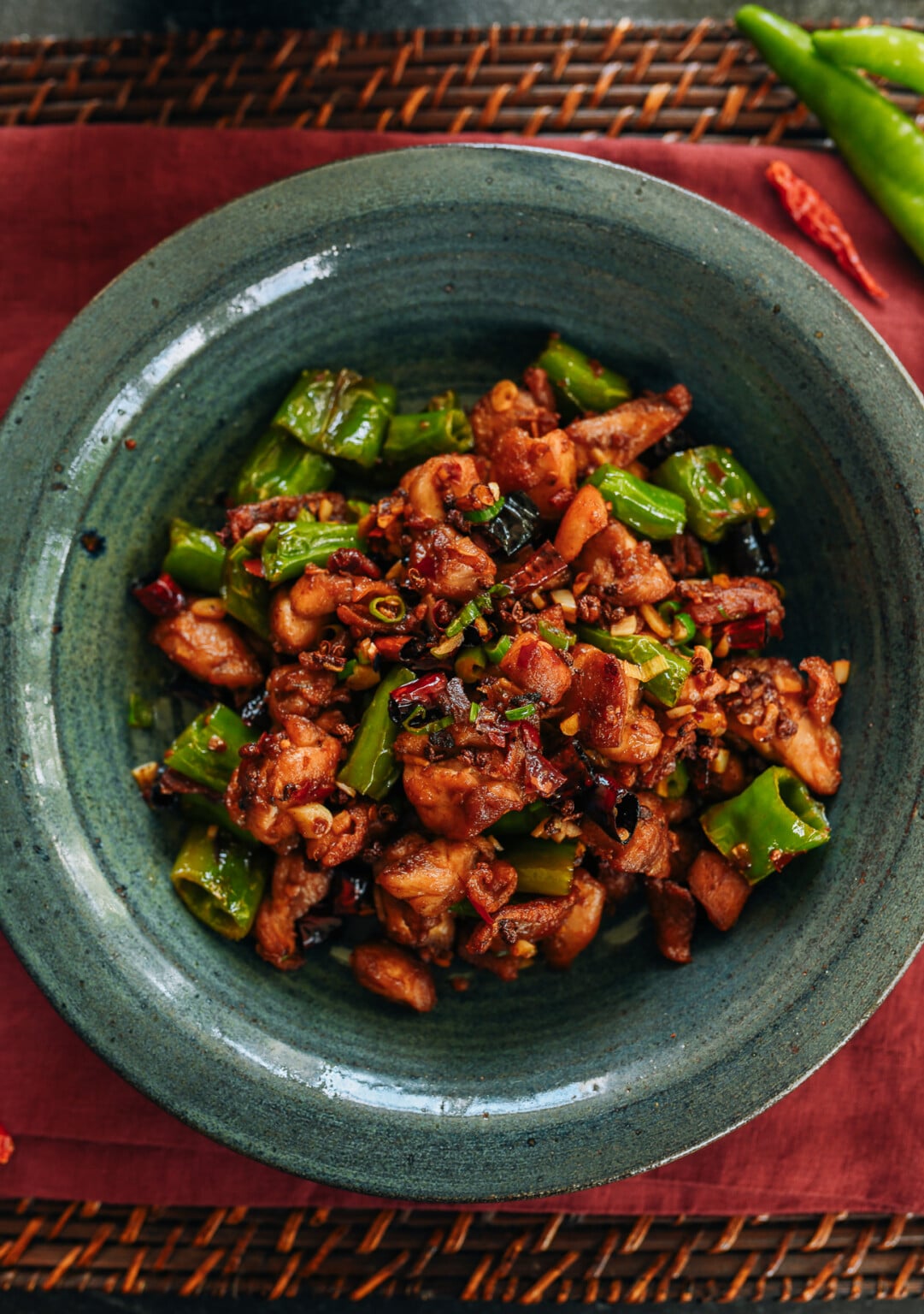 Three Pepper Chicken (A Sichuan Favorite!) - The Woks of Life