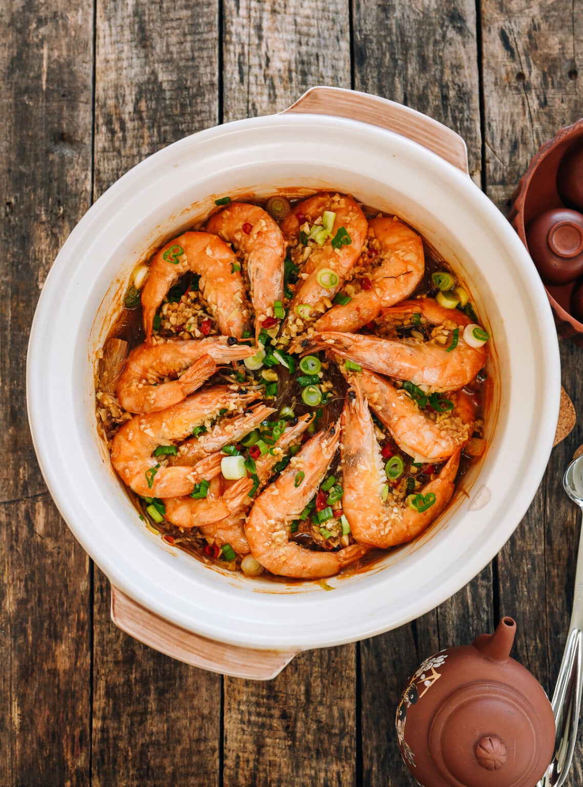 Shrimp Clay Pot with Garlic - The Woks of Life