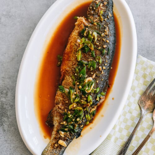 How to Cook Trout (with Garlic Soy Butter!) - The Woks of Life