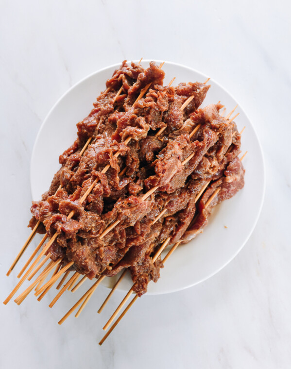 Chinese Beef on a Stick (Beef Skewers) - The Woks of Life