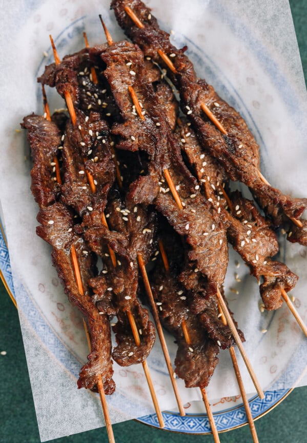 Chinese Beef on a Stick (Beef Skewers) - The Woks of Life