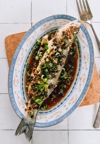 Steamed Fish with Black Bean Sauce - The Woks of Life