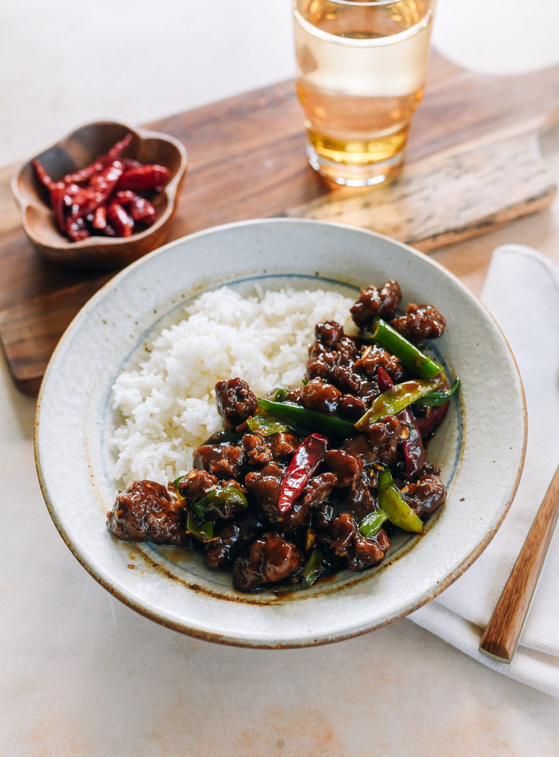 Shortcut Mongolian Ground Beef - The Woks of Life